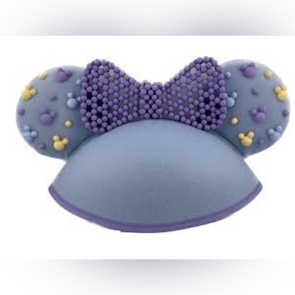 Disney | Accessories | Disney Purple And Blue Minnie Mouse Hat | Poshmark